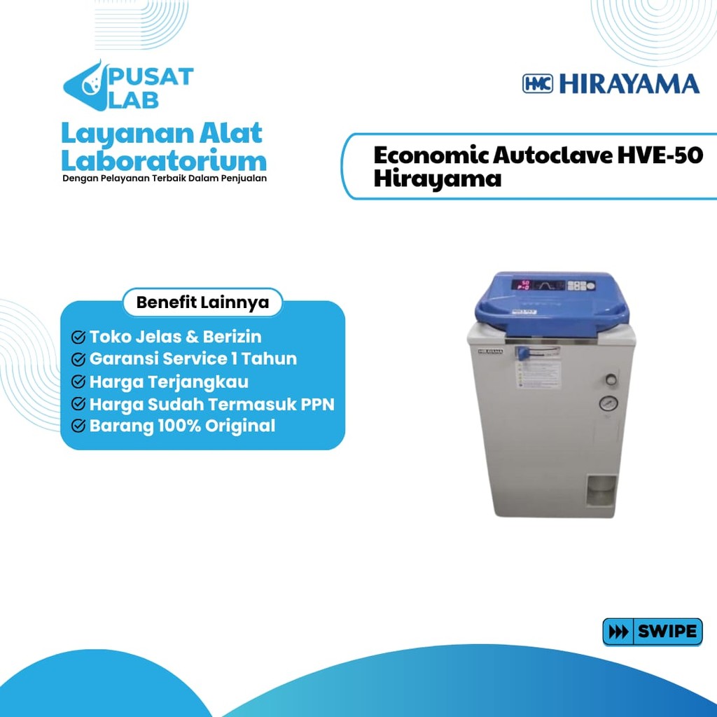 Jual Economic Autoclave HVE-50 Hirayama | Shopee Indonesia