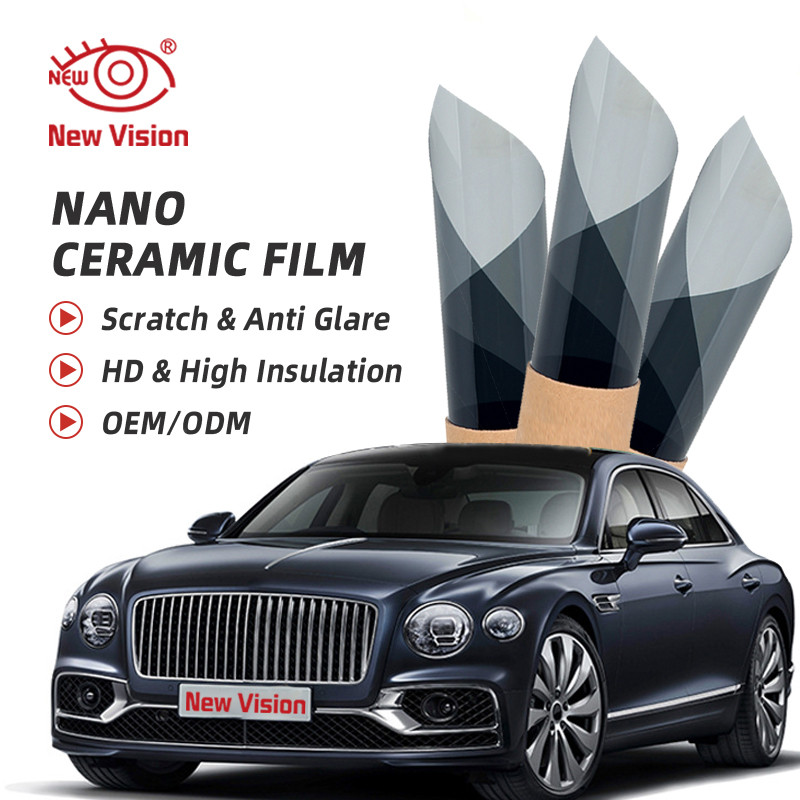Jual 90cmX152cm Nano Ceramic Film UV99% Anti-glare Sun Solar UV Protection Car Front Rear Window ...