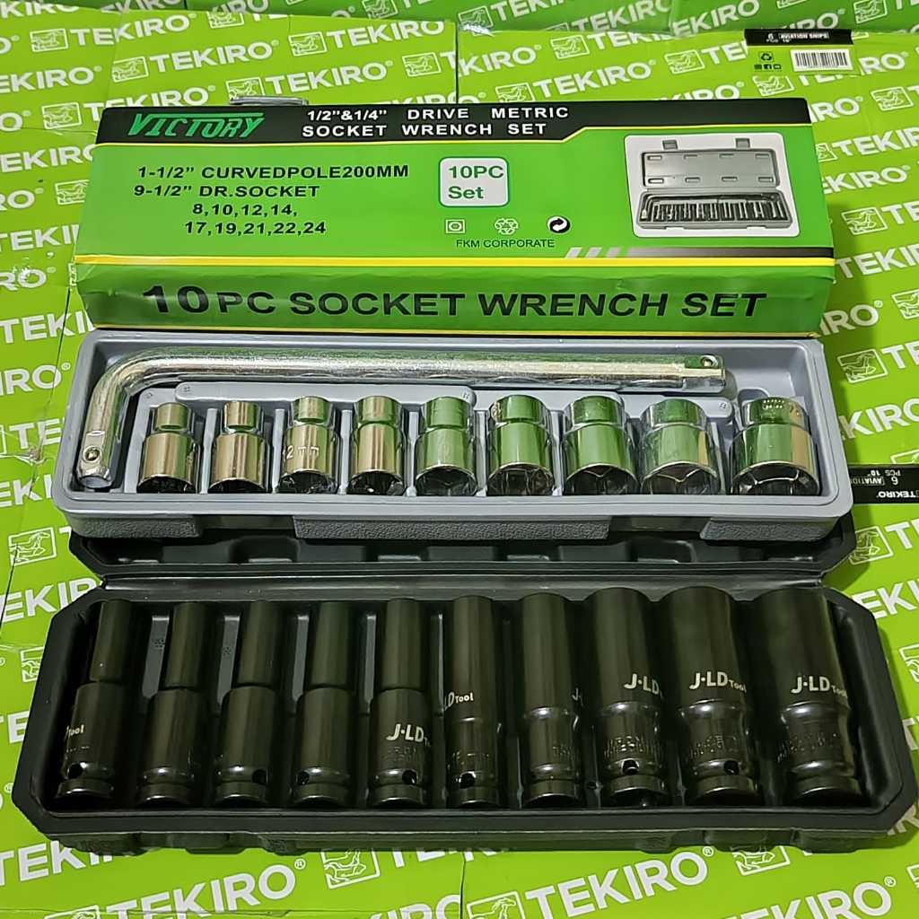 Jual Kunci Sok Set Mata Kunci Impact Impact 8-24 mm / Sedia Juga Socket Set Mpact Tekiro Batrei ...