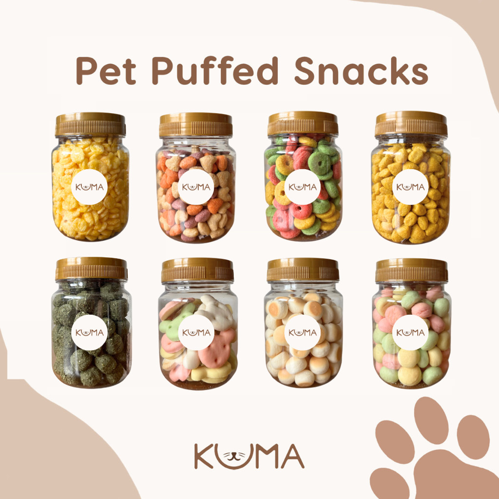 Jual [KUMA] Pet Puffed Grain Snacks 20 55 gr | Makanan Camilan Sugar ...