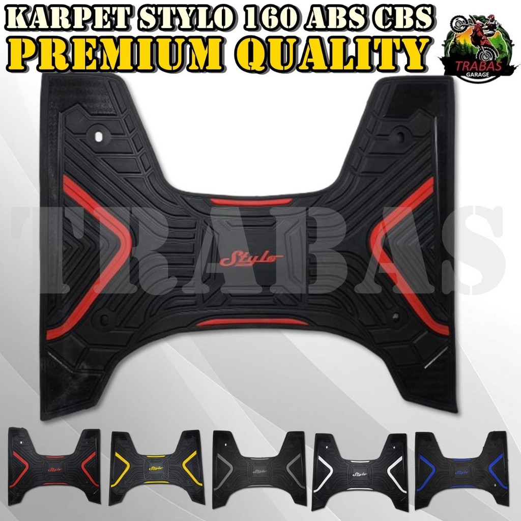 Jual KARPET HONDA STYLO 160 ABS CBS ALAS PIJAKAN KAKI BORDES KESET ...