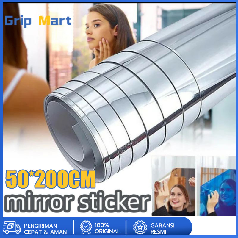 Jual Stiker Cermin Rias Dinding Cermin Sticker Dinding Wallpaper Tempel ...