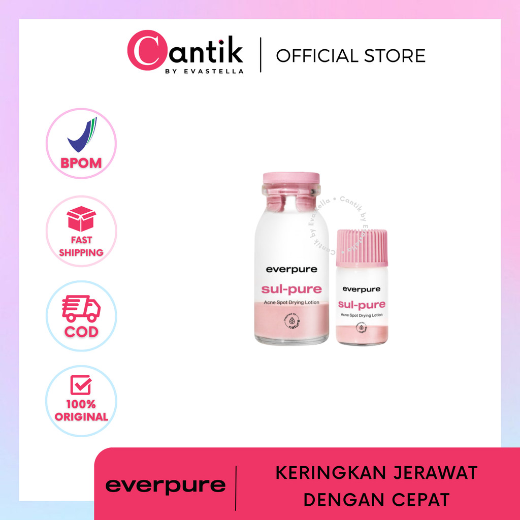 Jual CANTIK - EVERPURE Sul-pure Acne Spot Drying Lotion - Obat Totol ...