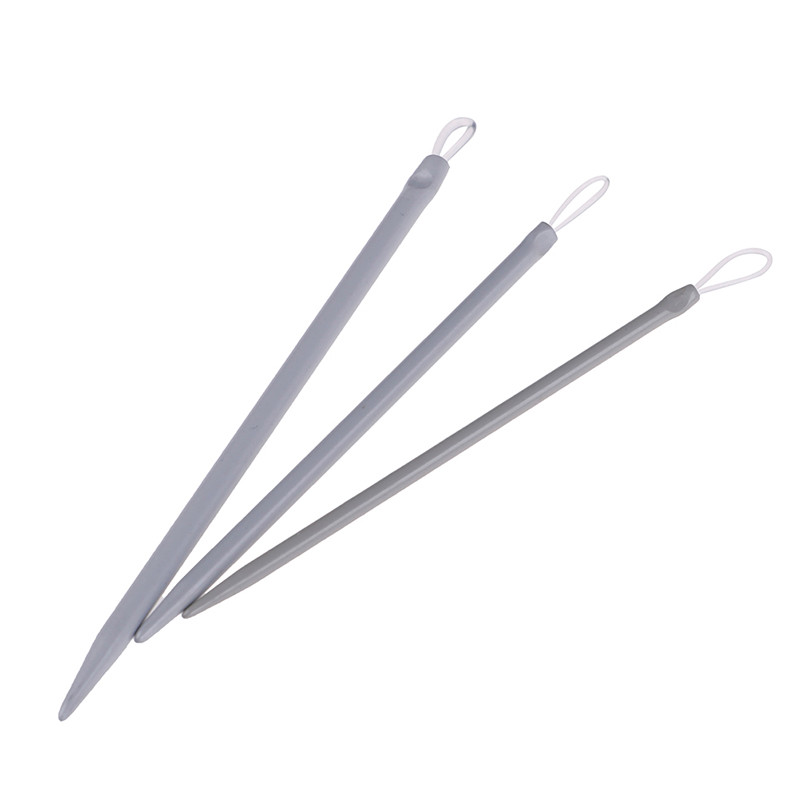 Jual 3pcs/set Nylon Wire Knitting Needles Yarn Sewing Needles Apparel ...