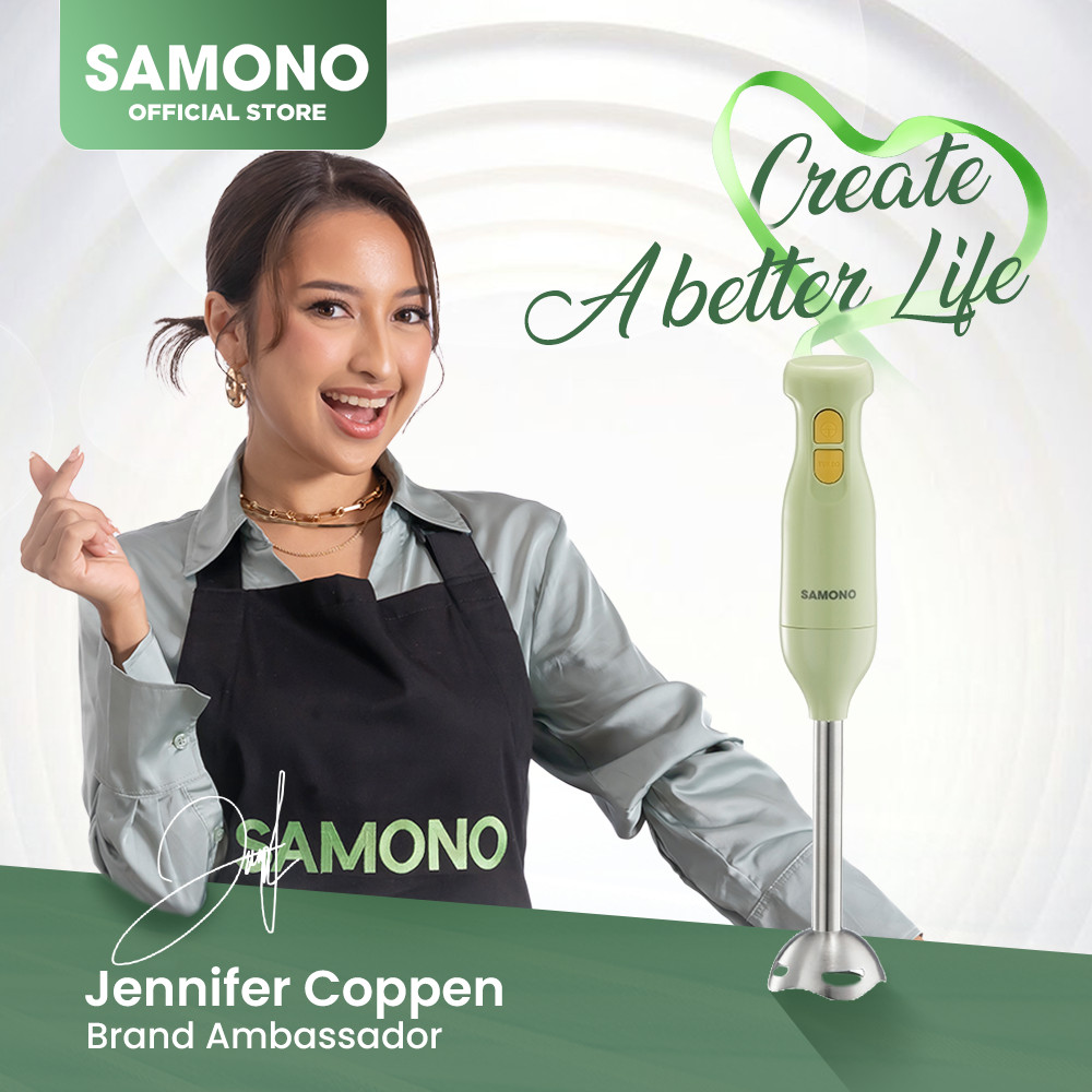 Jual SAMONO Hand Blender SW-HB200A - Blender Tangan 250W Pisau Tajam Stainless 304 Dua Mode ...