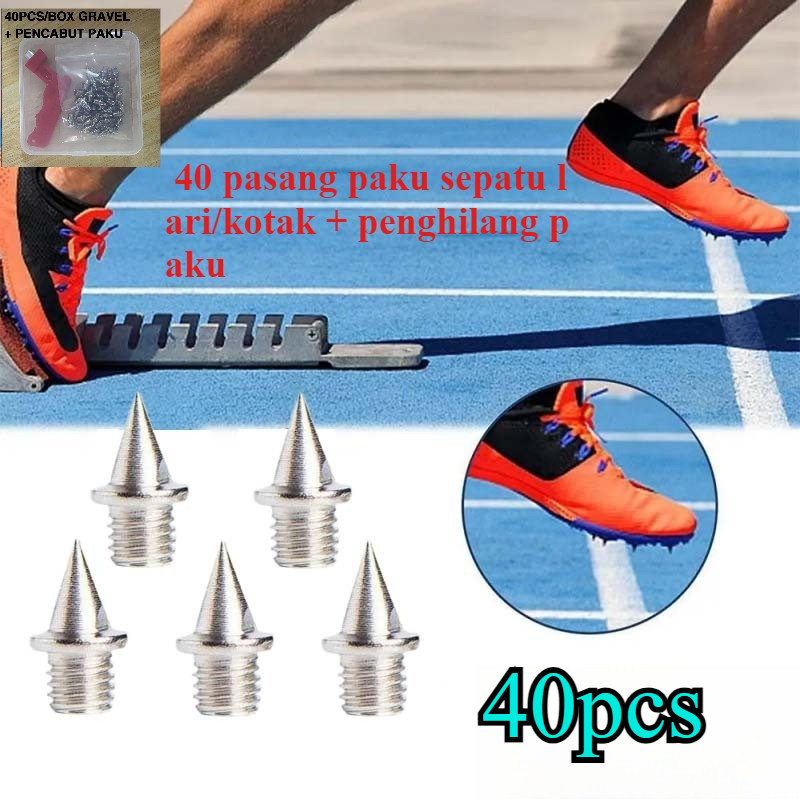 Jual 40pcs Sepatu Spike Running Sepatu Paku Atletik Untuk Lari Sprint ...