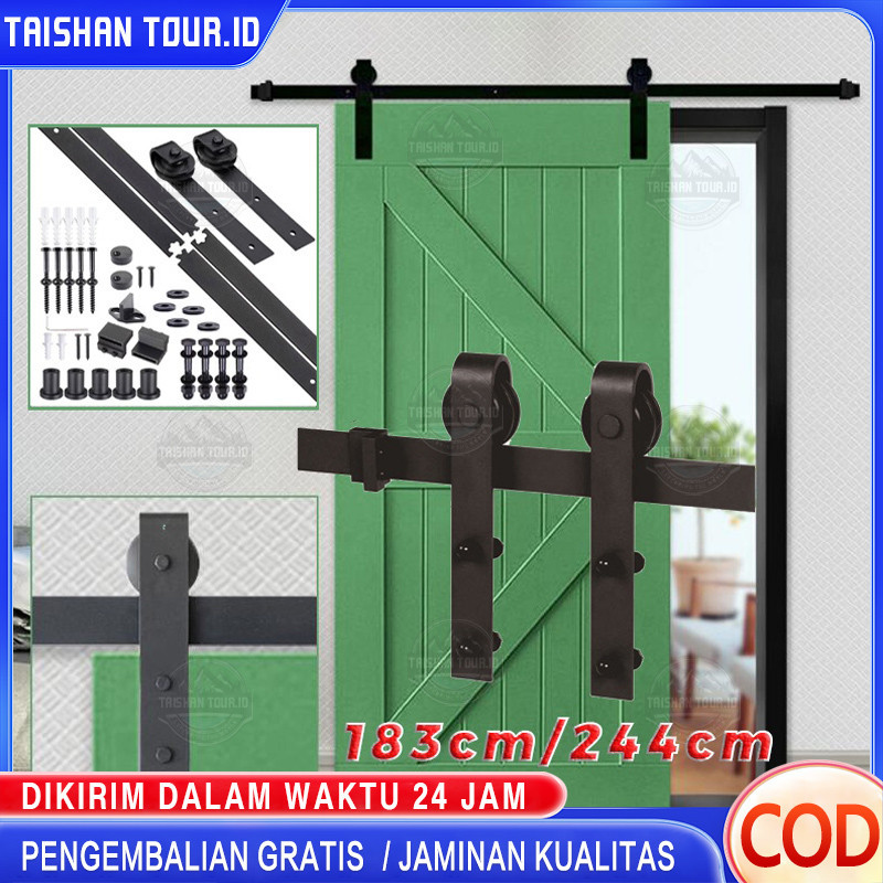 Jual 6FT/6.6FT/8FT 1.8M /2M Rel Pintu Geser Sleding Baja Karbon ...