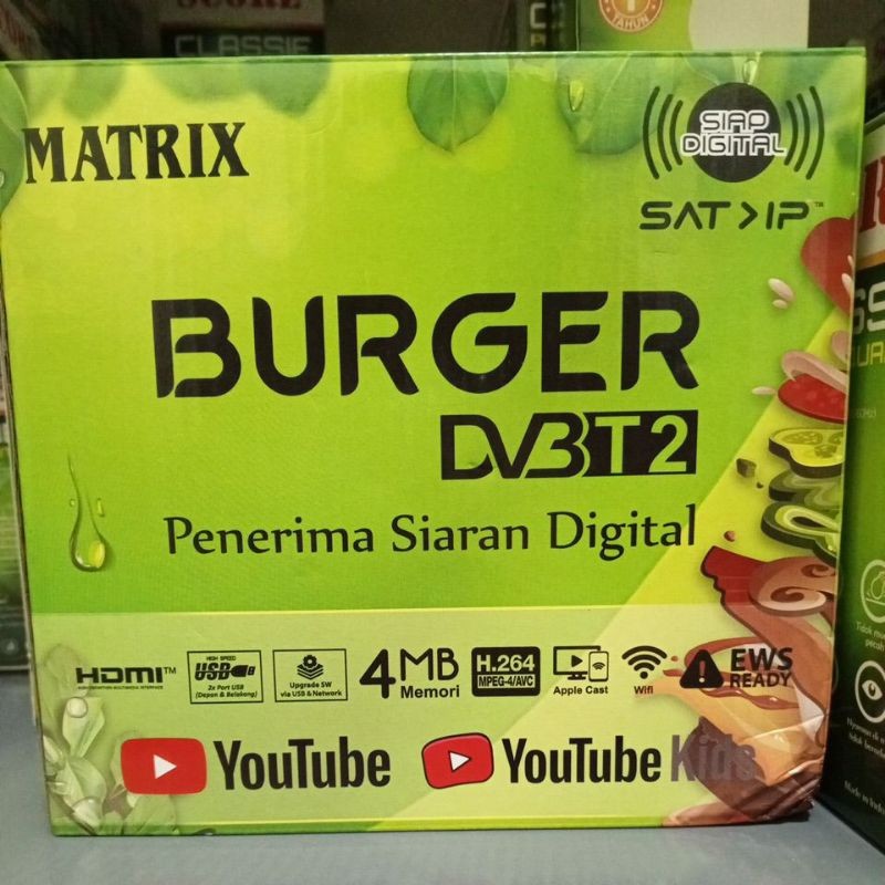 Jual SET TOP BOX MURAH// STB BURGER HIJAU// STB APPLE KUNING// STB ...