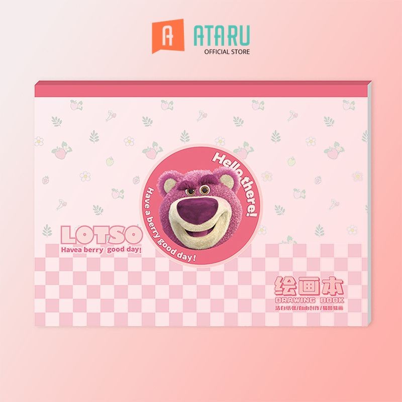 Jual Ataru A4 Buku Gambar Lotso - Pink Seni Gambar Buku Melukis ...