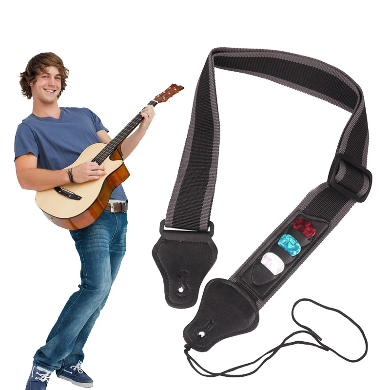 Jual Tali Gitar Akustik Nilon Strap Gitar Elektrik Sabuk Neats Strap ...