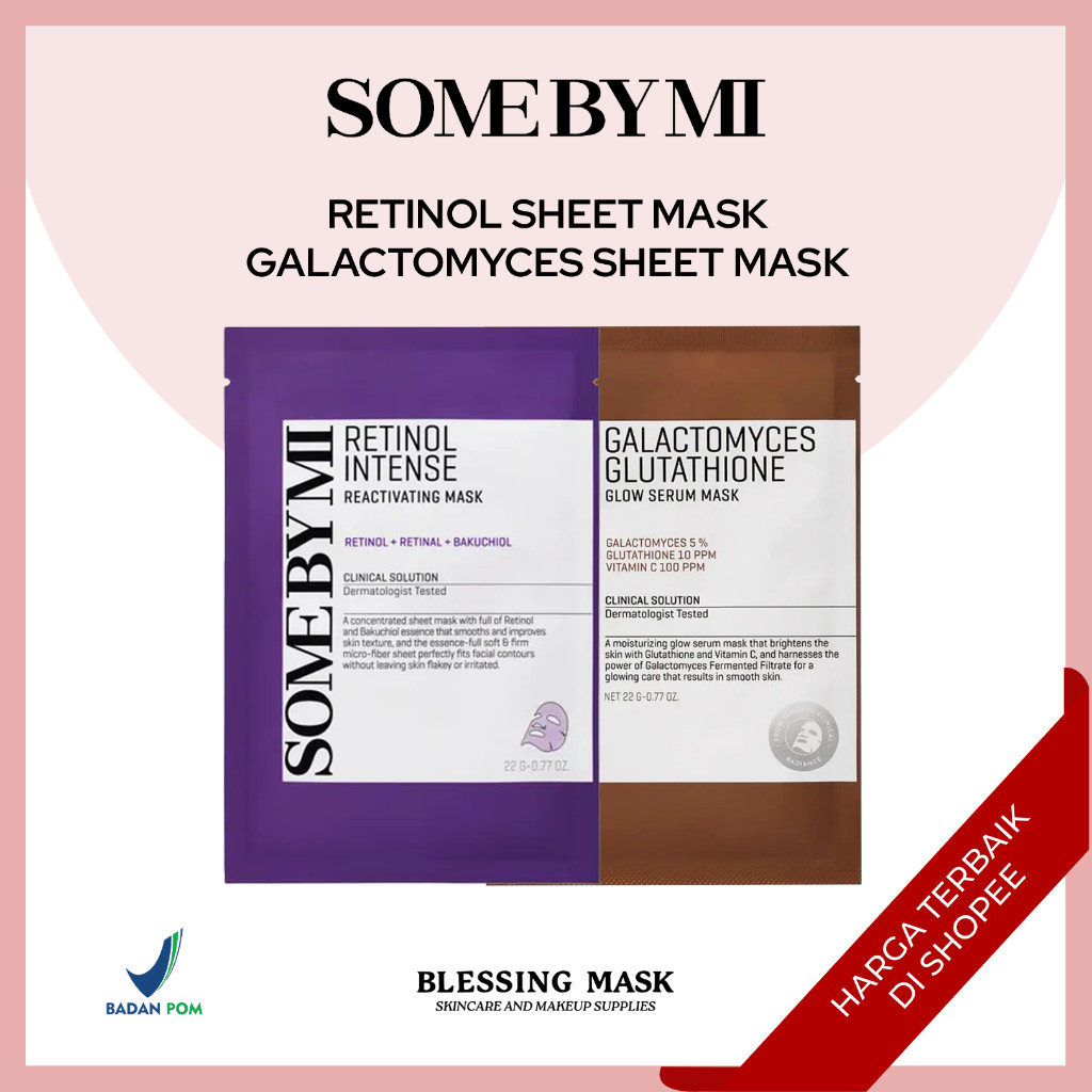 Jual SOME BY MI Retinol Intense Reactivating Sheet Mask | Galactomyces ...