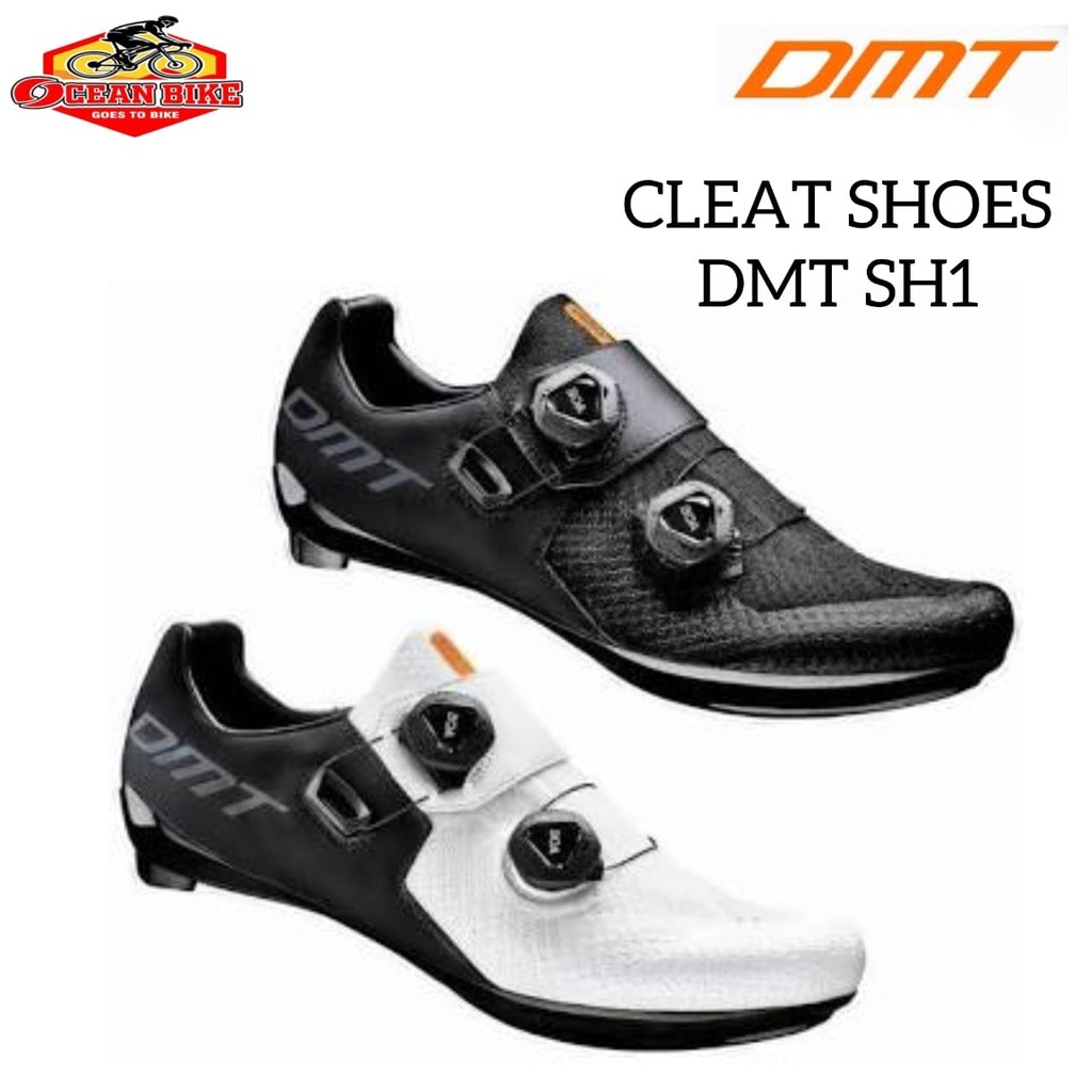Jual DMT SH1 Sepatu Cleat Sepeda Road Bike Cycling Shoes White | Shopee Indonesia