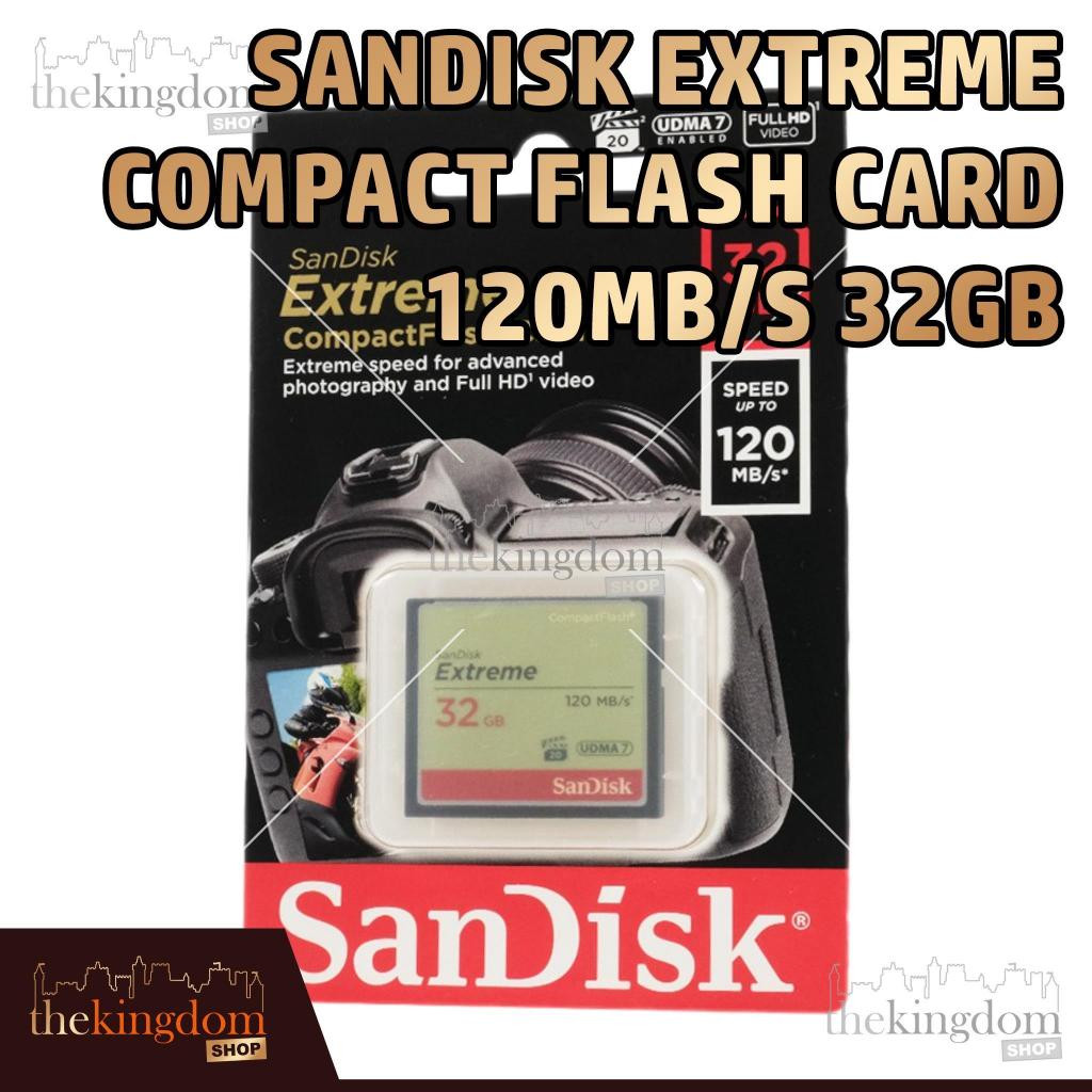 Jual Sandisk Extreme Compact Flash Card VPG 120 160MB/s 32GB CF Memory ...