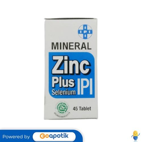 Jual Ipi Mineral Zinc Plus Selenium Botol 45 Tablet | Shopee Indonesia