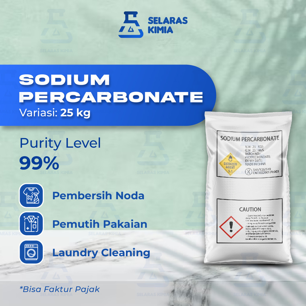Jual Sodium Percarbonate / Deterjen Pemutih Pakaian / Natrium ...