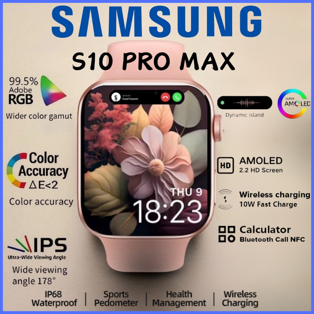 Jual SAMSUNG【COD100%Ori】Smart Watch S10 Pro Max Layar Super Retina OLED ...