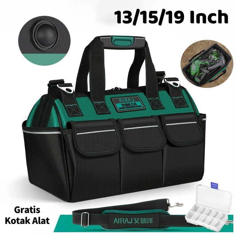 Jual Tool Bags Tas Perkakas 19 Inch Tas Penyimpanan Tas Kain Oxford ...