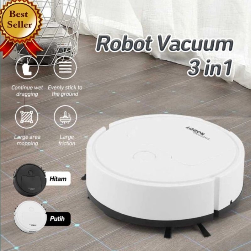 Jual ROBOT VACUM CLEANER MINI SMART SWEEPING 3IN1 ROBOT PENYEDOT DEBU LokaLoka.id | Shopee Indonesia