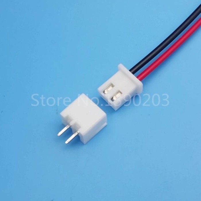 Jual 2Pin PCB Socket Connector HX Pitch 2.54mm 20cm Kabel AWG | Shopee ...