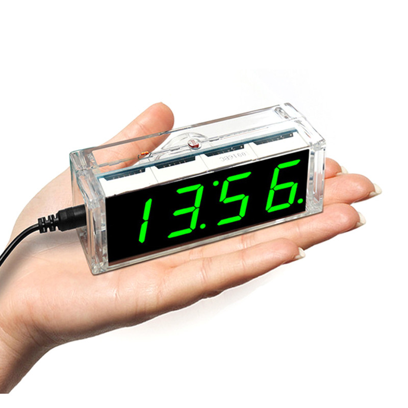 Jual Multifunction DIY Electronic Clock Kit LED Digital Clock ...