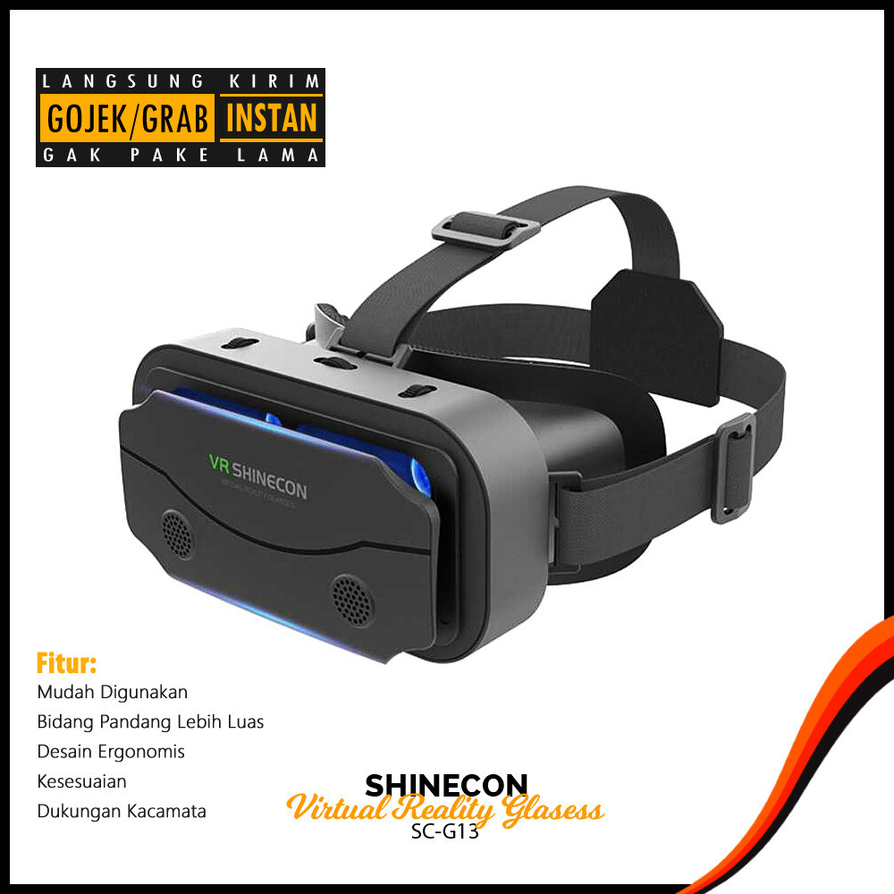 Jual Shinecon VR Box IMAX Giant Screen Virtual Reality Glasses - SC-G13 | Shopee Indonesia