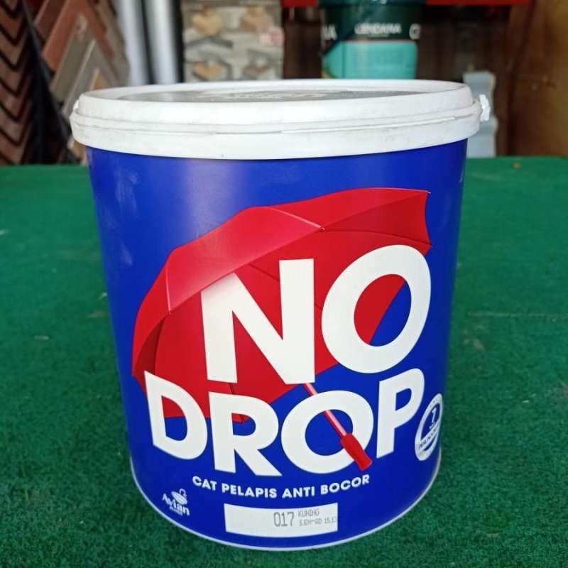 Jual No Drop warna cream (017 Kuning) cat pelapis anti bocor 4 kg ...