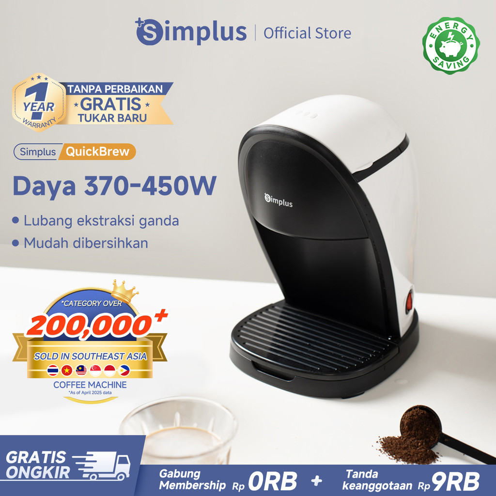 Jual Simplus Coffee Maker Mesin Kopi 250ml Multifungsi Mesin Pembuat ...
