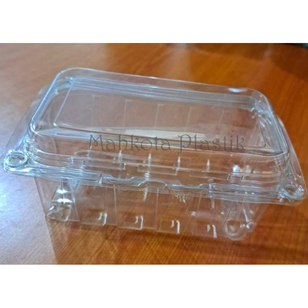 Jual Plastik Mika Buah Strawberry 500ml Technoplast isi 25pcs | Shopee ...