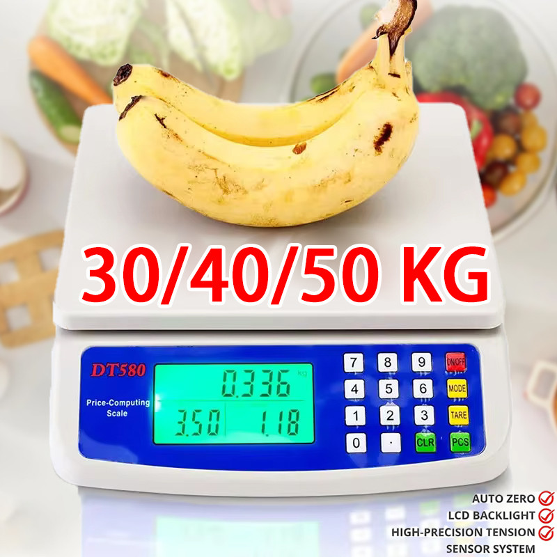 Jual Timbangan Digital Computing Scale 30kg/40kg/50kg Double Display ...