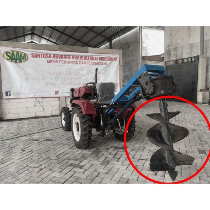 Jual Alat Mesin Bor tanah Traktor untuk tanam pohon pembuat lobang ...
