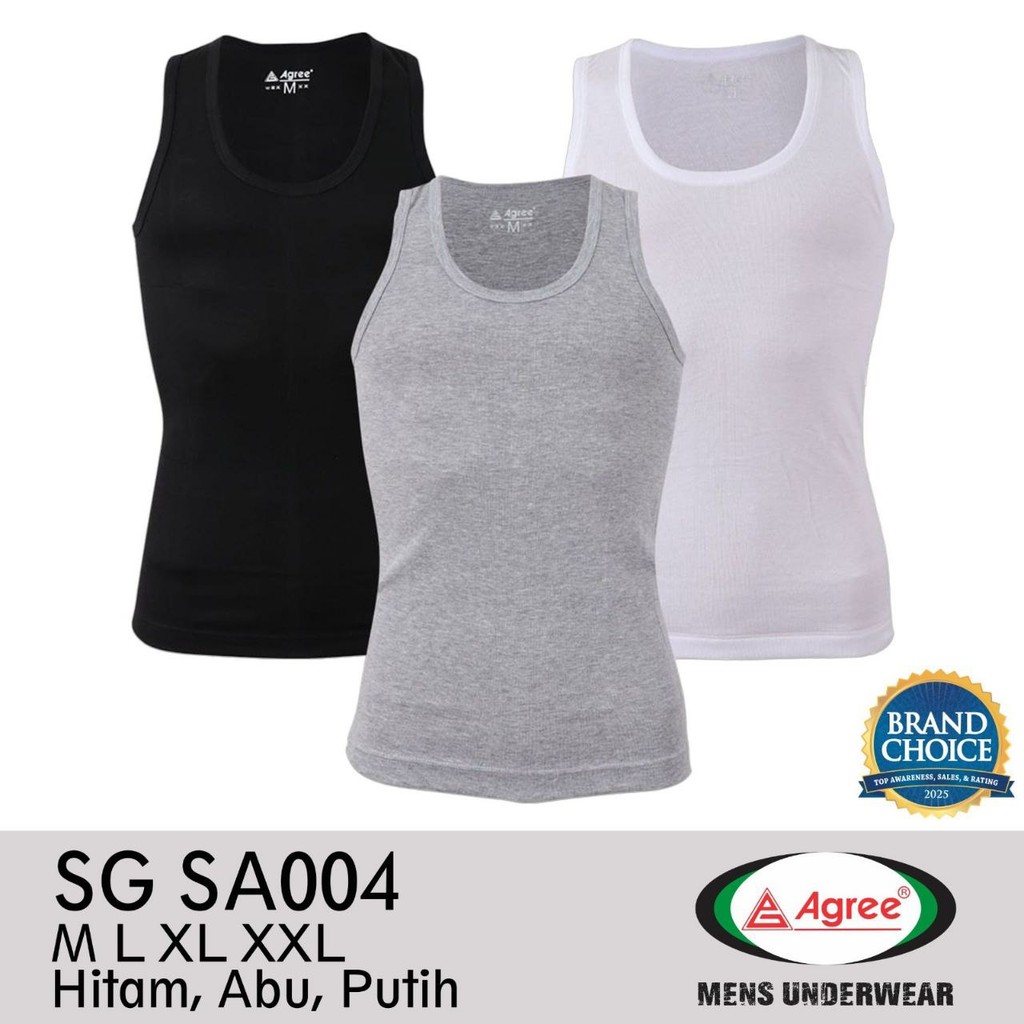 Jual Singlet Pria Agree SA004 Mens Underwear | Shopee Indonesia