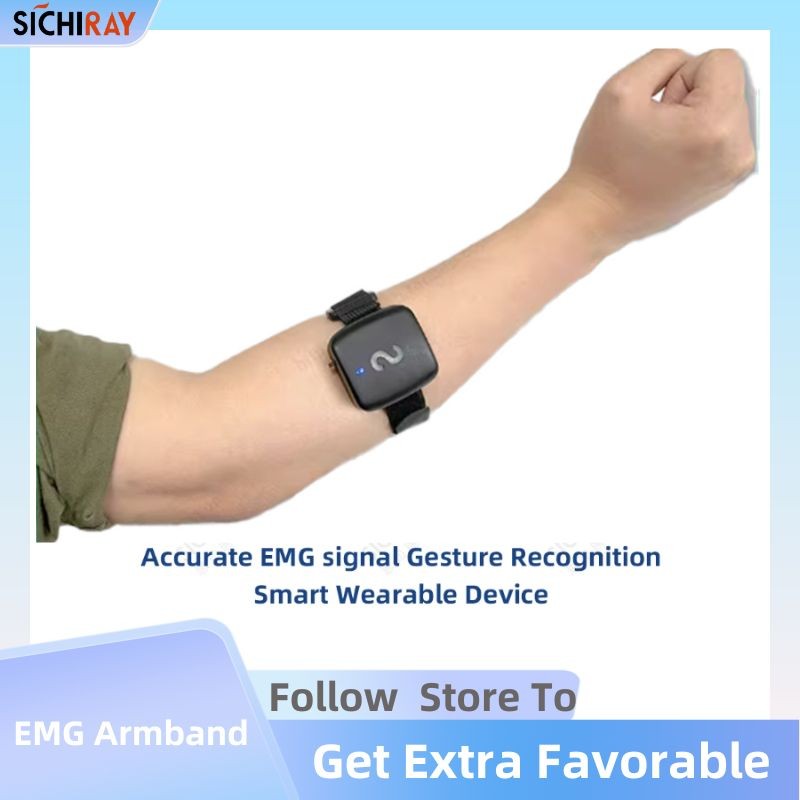 Jual EMG Armband Dry Electrode Muscle Sensor Wearable Device Gesture ...