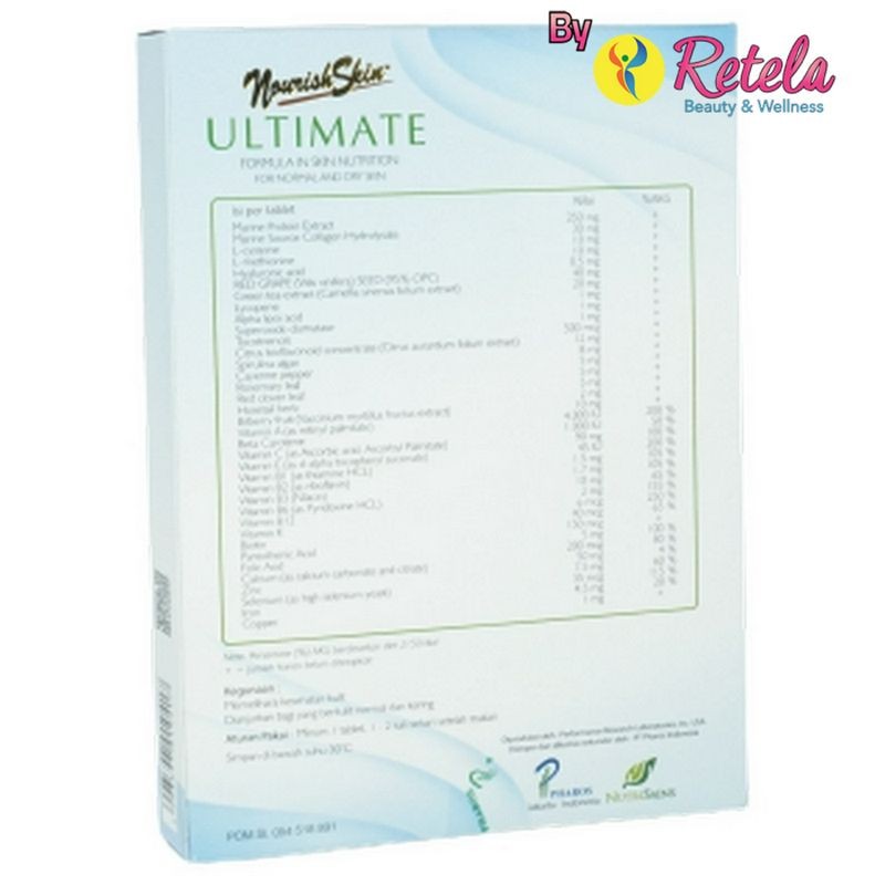 Jual NOURISH SKIN ULTIMATE 15 TABLET | Shopee Indonesia