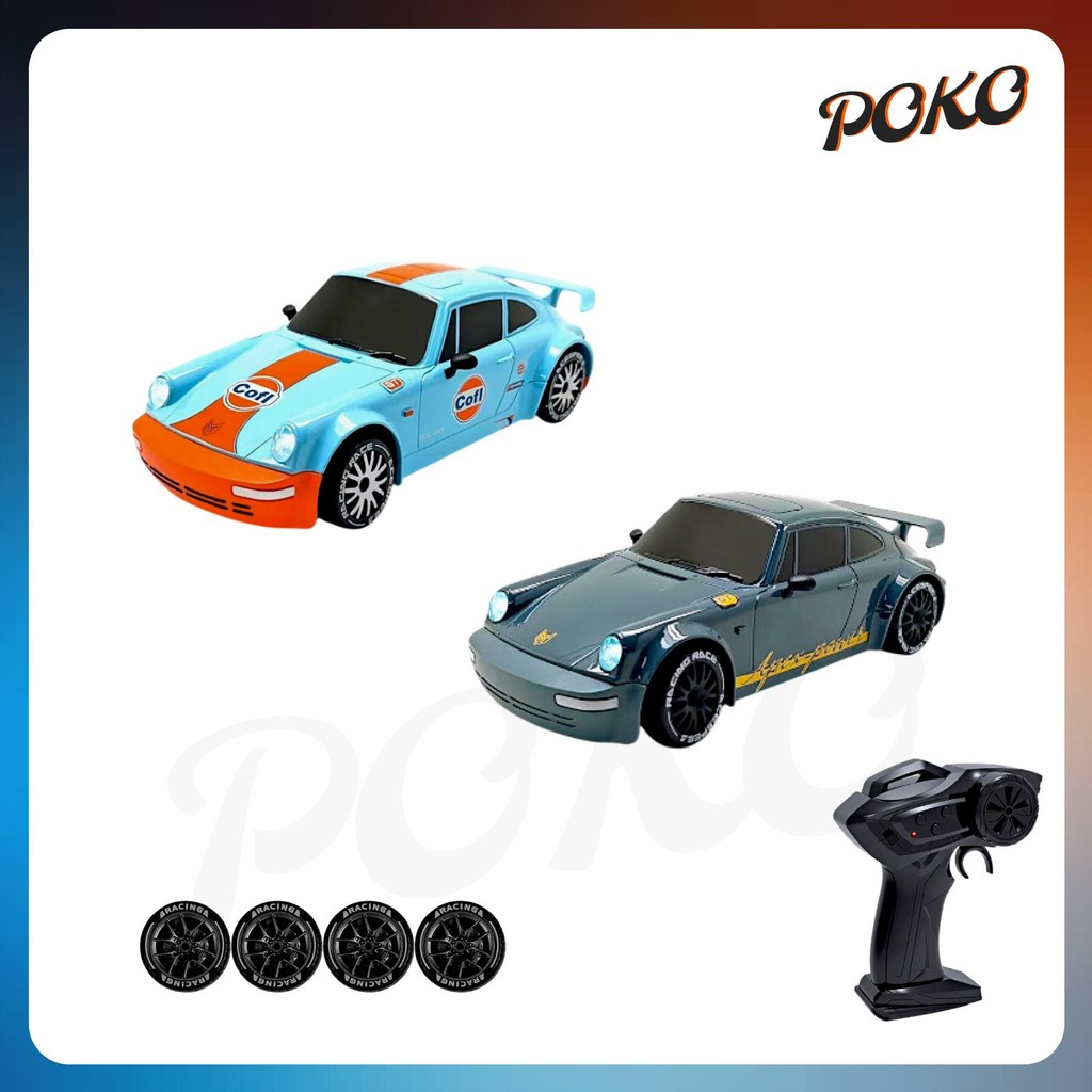 Jual POKO Mobil RC Drift 1:20 4WD Porsche 911 Classic - Remote Control ...