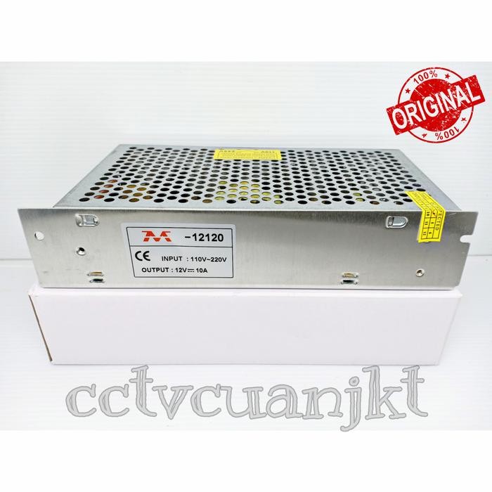 Jual Power Supply PSu Jaring 12V 10A / Adaptor 12 Volt 10 Ampere ...