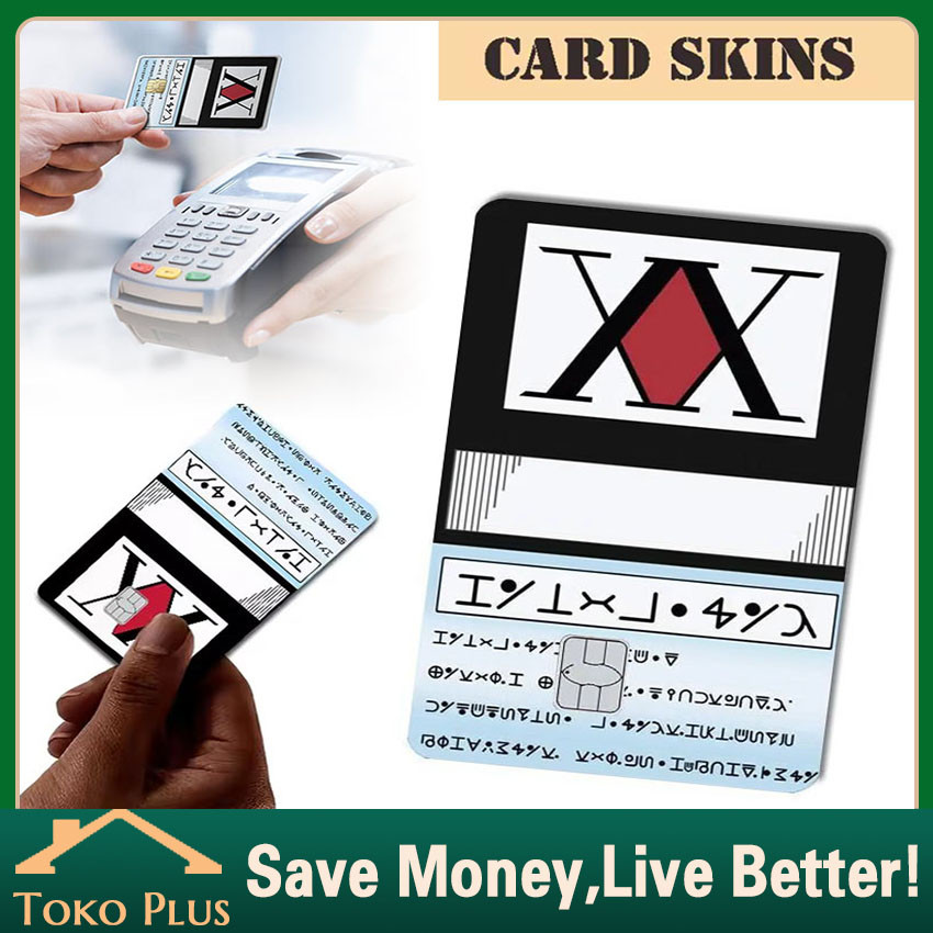 Jual Sticker Kartu Atm Skin Card CUSTOM Anime Hunter X Hunter Hologram ...