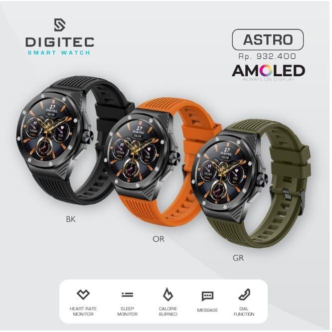 Jual Original 100%!! DIGITEC SMARTWATCH ASTRO jam tangan Smart Watch ...