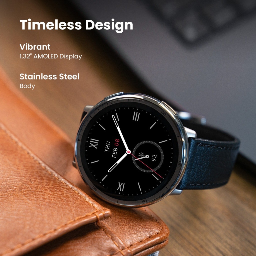 Jual Amazfit Official Active 2 Premium Smart Watch 44mm |1.32 Sapphire ...