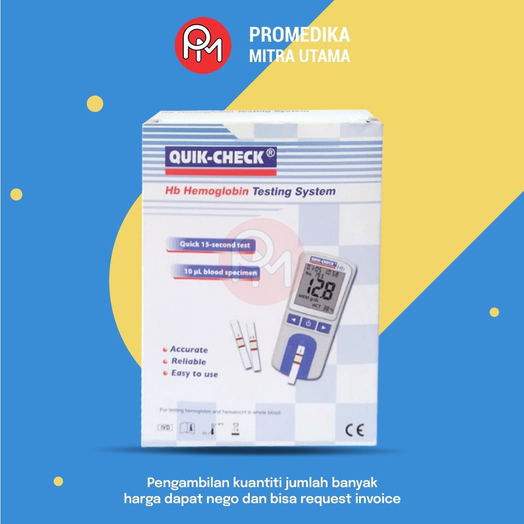 Jual Alat cek Hemoglobin HB Meter Quick-Check | Shopee Indonesia