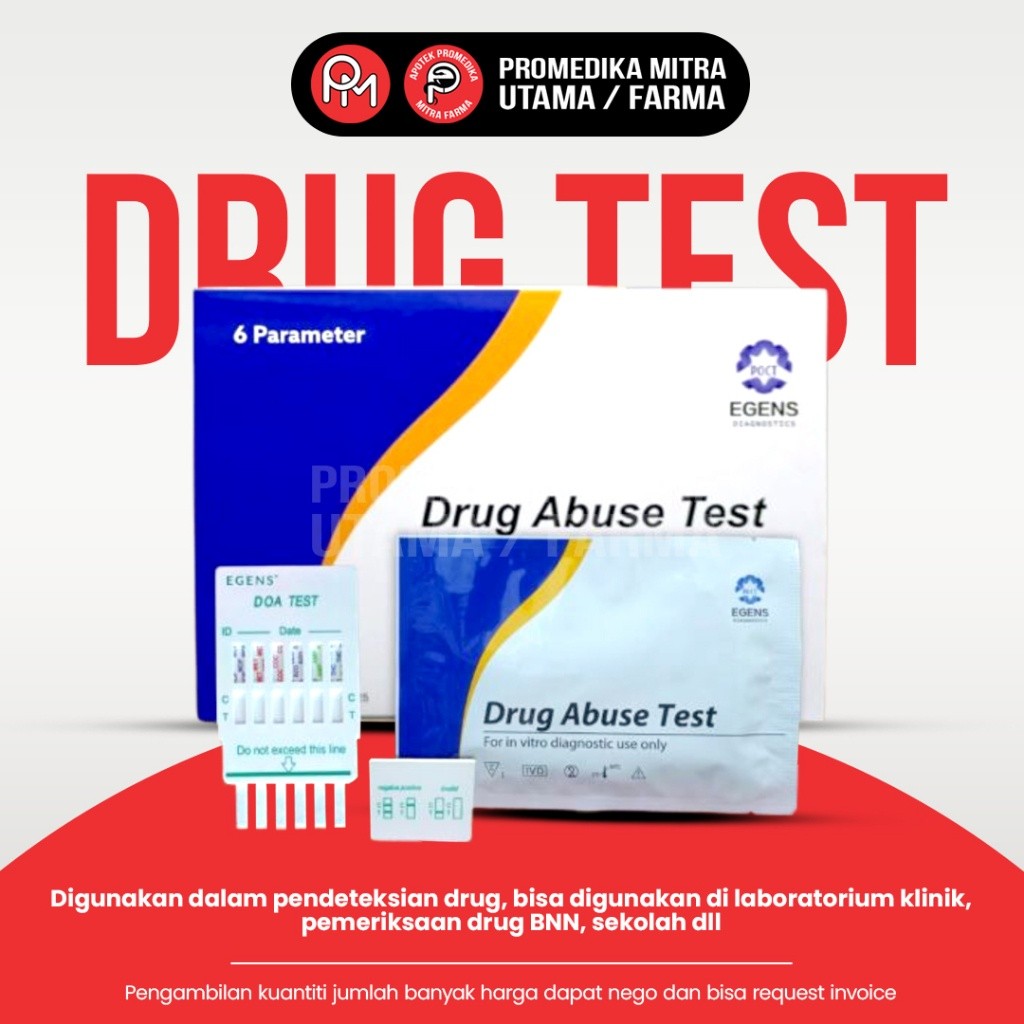 Jual Strip Rapid Tes Narkoba 6 dan 3 Parameter (PCS) I Drug Abuse Test ...