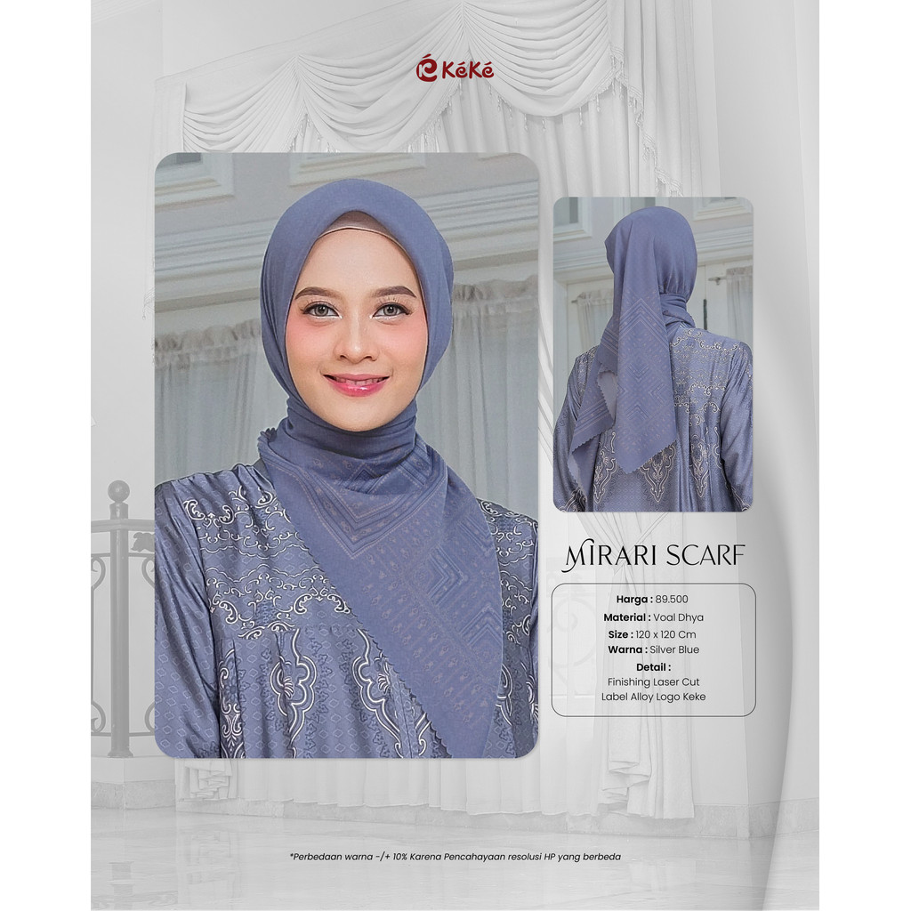 Jual Scraf Premium Motif Hs Hj Mirari Scarf Hijab Segiempat Simple By ...