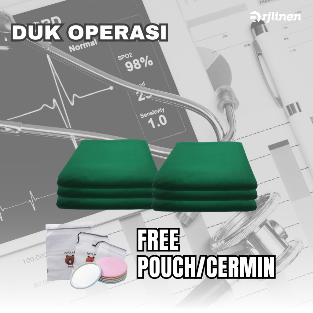 Jual Duk Operasi / Duk operasi berlubang / Duk Steril / Tatakan Alat ...