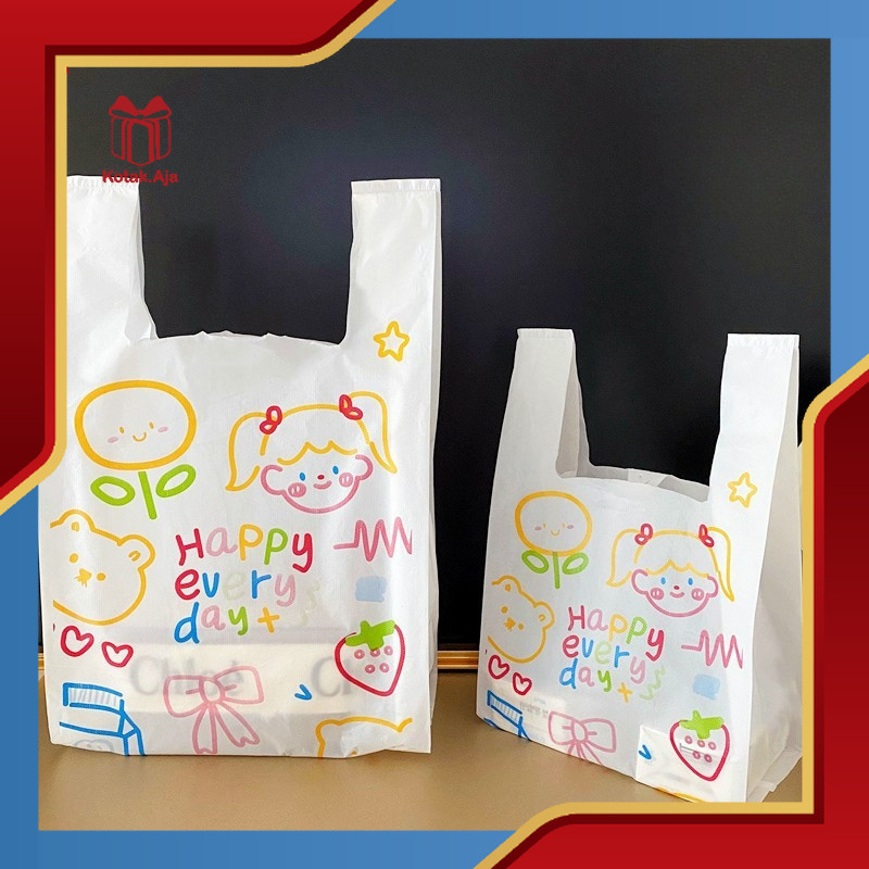 Jual Kantong Plastik / Goodie Bag Plastik / Kantong Kresek / Tas Plastik / Tas Goodie Bag I AJ09 ...