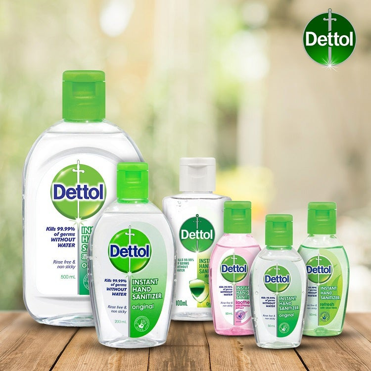 Jual Dettol Instant Hand Sanitizer Gel & Spray Botol Semua Ukuran ...