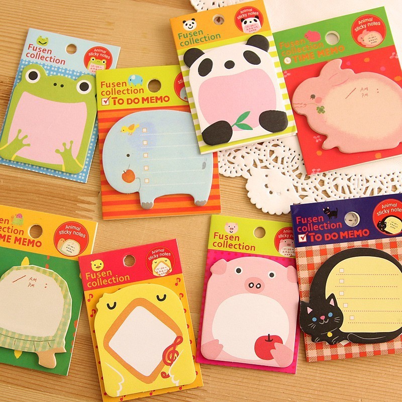 Jual STICKY NOTES HEWAN / STICKY NOTES ANIMAL ISI 20LEMBAR / CATATAN ...