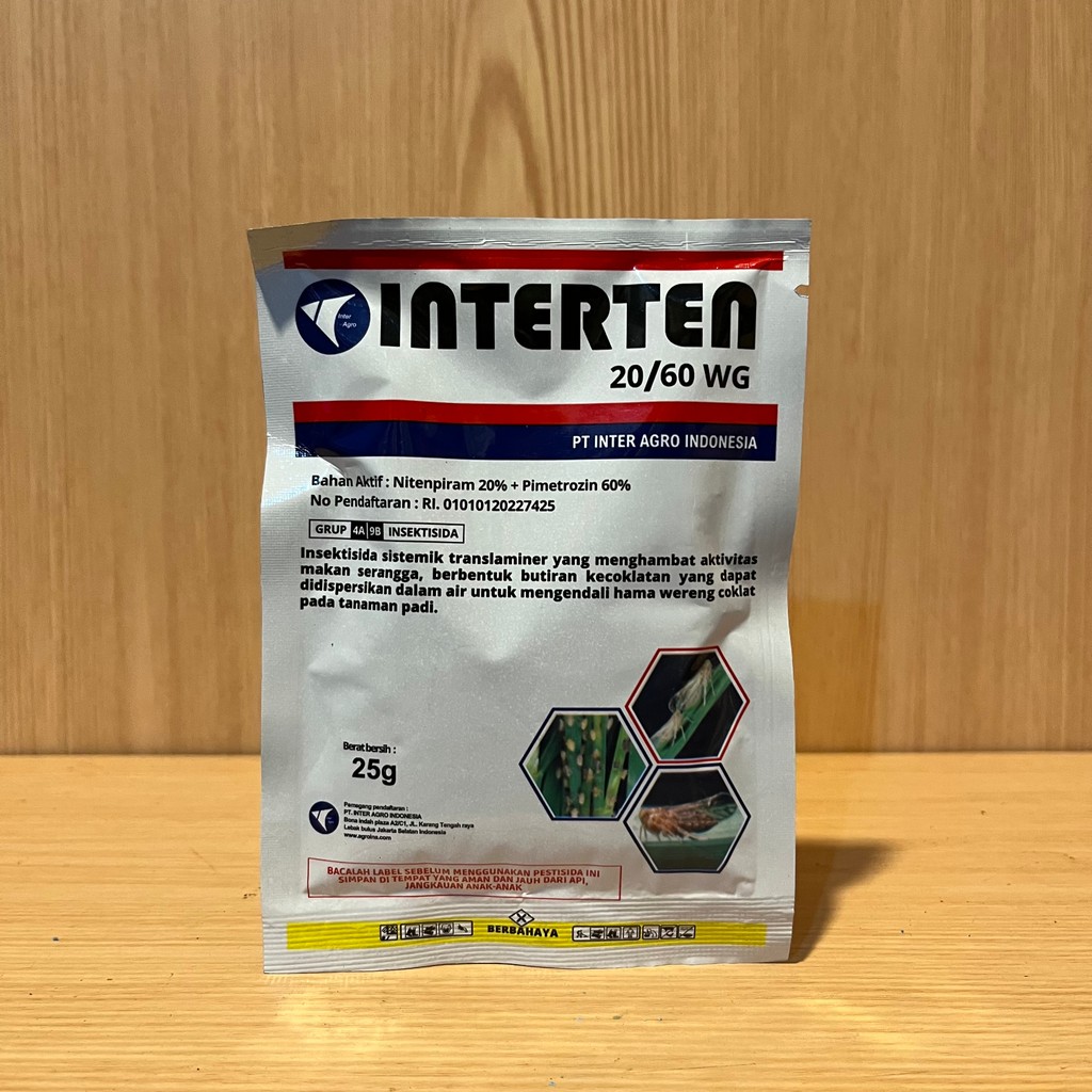 Jual INSEKTISIDA INTERTEN 20/60 WG 25 GRAM PEMBASMI HAMA WERENG ...