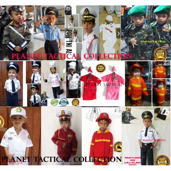 Jual NEW COLLECTION SERAGAM PROFESI ANAK BAJU KARNAVAL ANAK BAJU ...