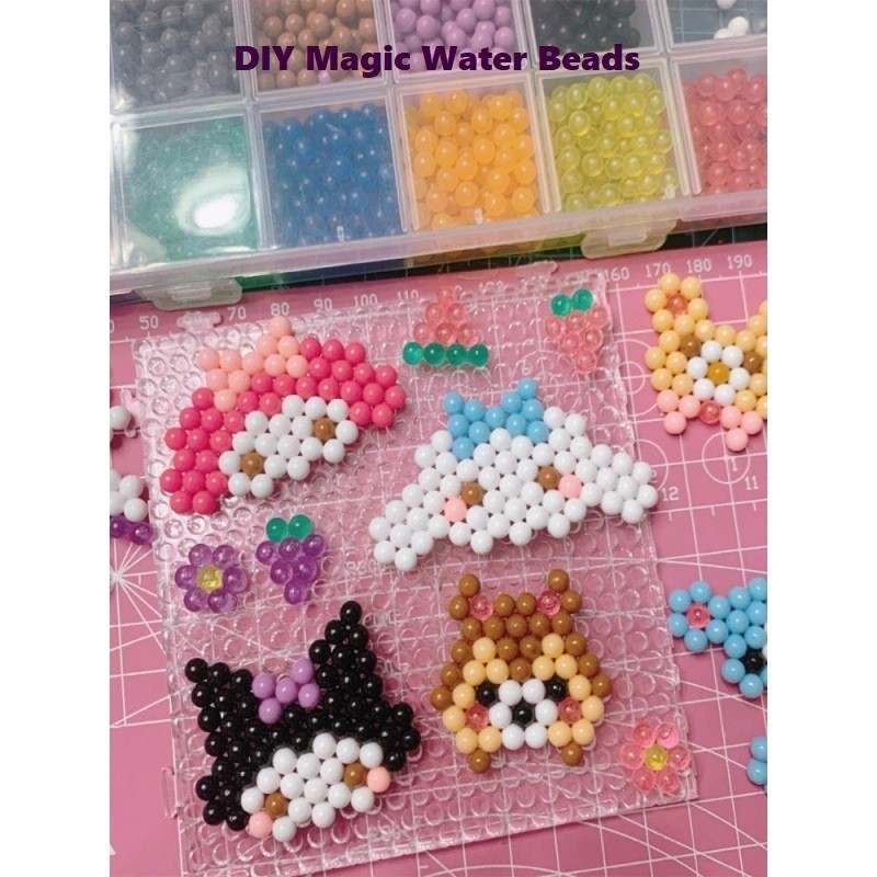Jual DIY Magic Water Beads Set Manik Kyutobeads Kyutomono | Shopee Indonesia