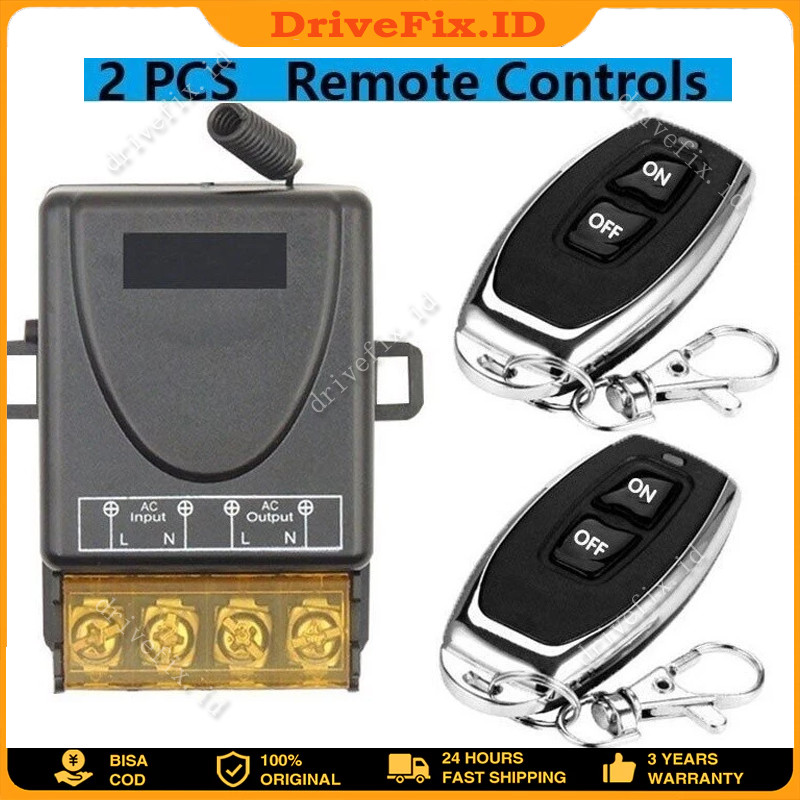 Jual Relay Switch Remote Control Relay Switch Saklar on Off AC 220 DC ...