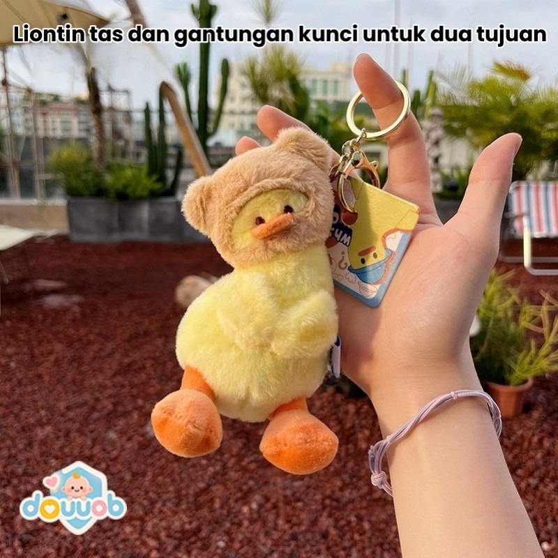 Jual Gantungan Boneka Bebek Fluffy/Gantungan Kunci/Boneka Bebek Kepala ...